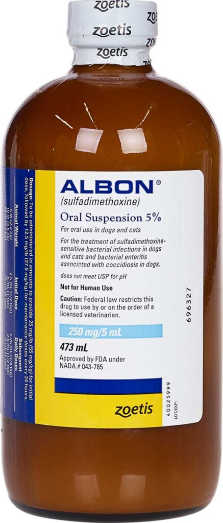 Albon Oral Suspension 5% - MIRADUKES MAGNIFICENT SOLUTIONS